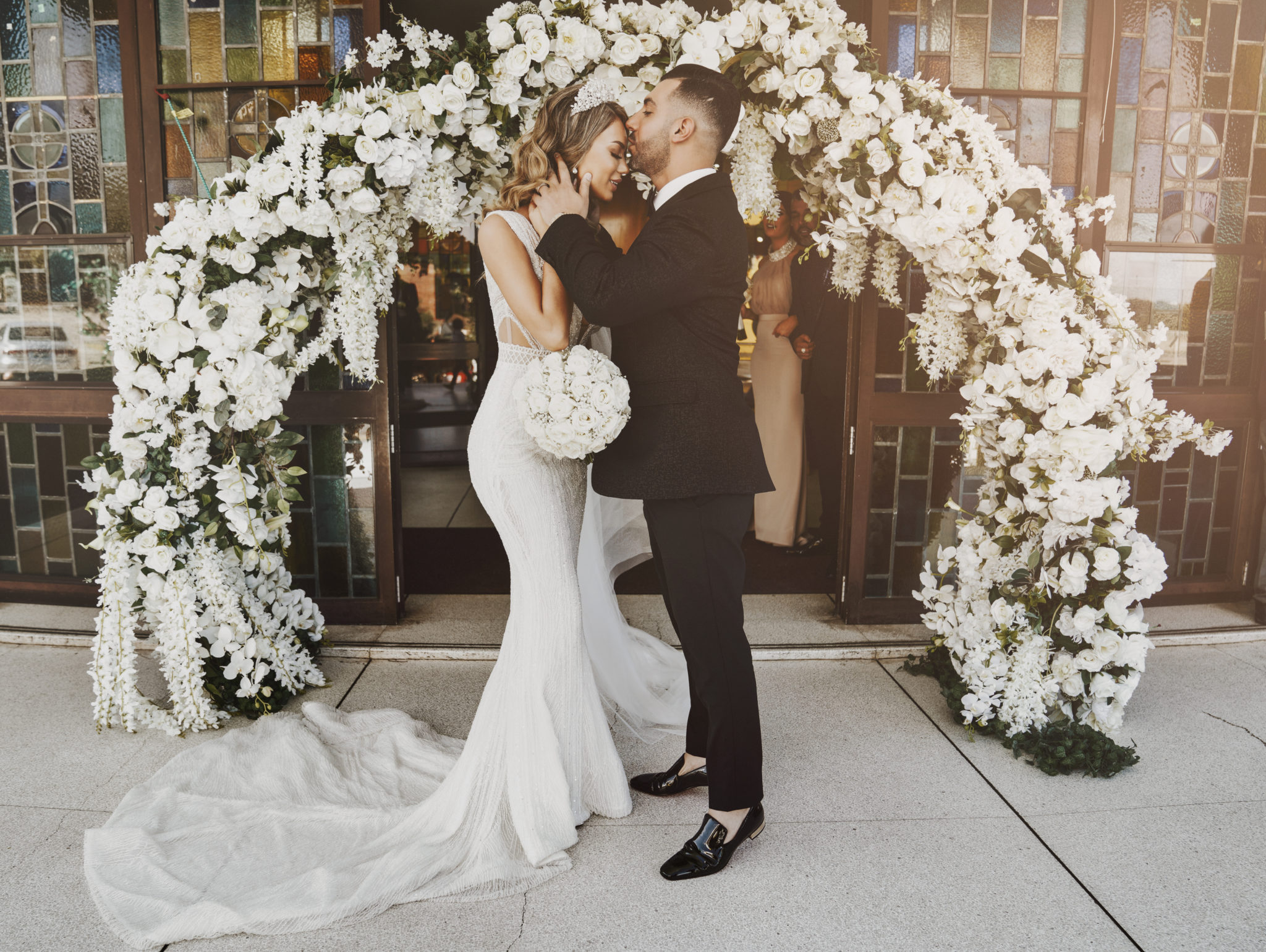 This Bride Had the Most Glamorous Bridal Look - Wedded Wonderland