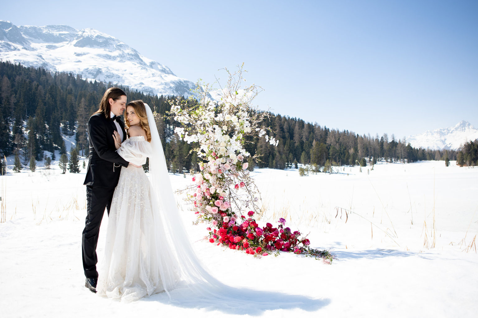 Winter Wedding Bliss In St. Moritz With Gianna Grieco And Phillip Van ...