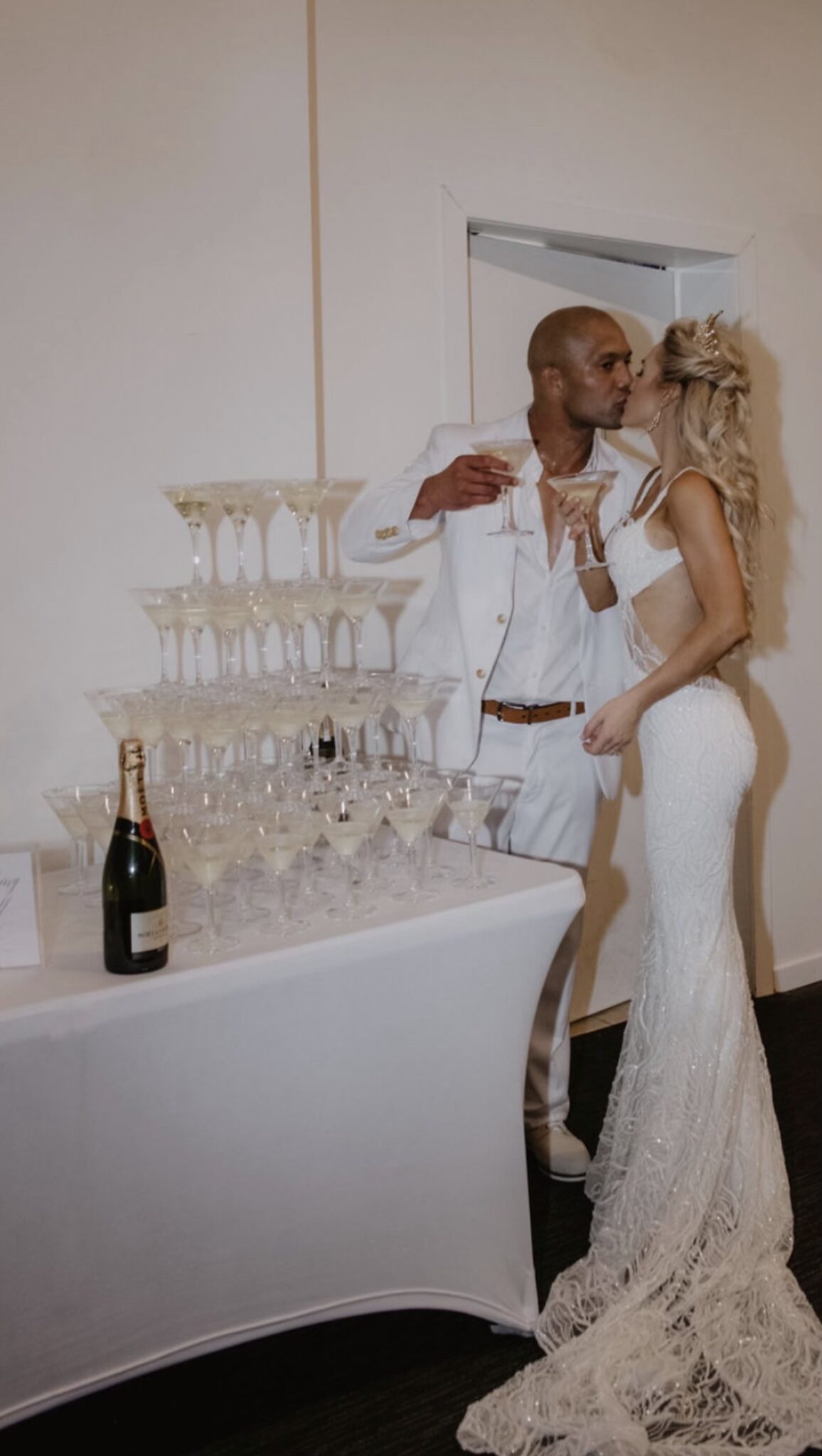 Celebrity Designer Amy Taylor Gets Wedded in Four Gowns She Designed ...