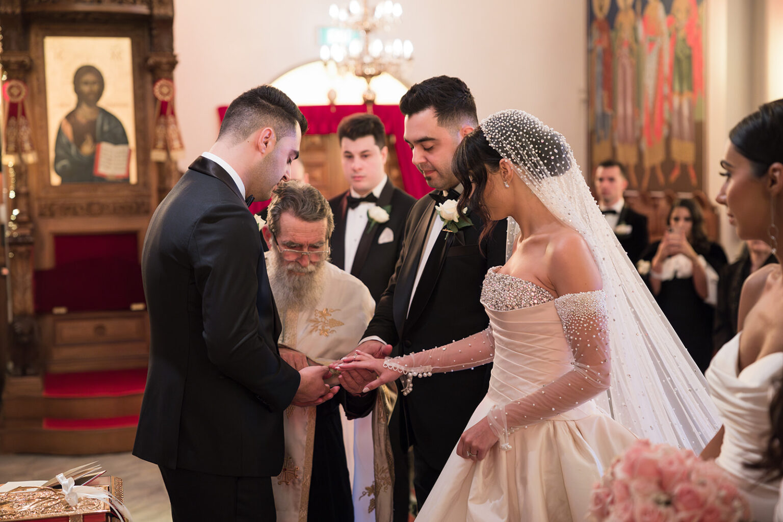 Anne-Marie And Christopher's Old Hollywood Style Greek Wedding In Melbourne, Australia | Wedded ...