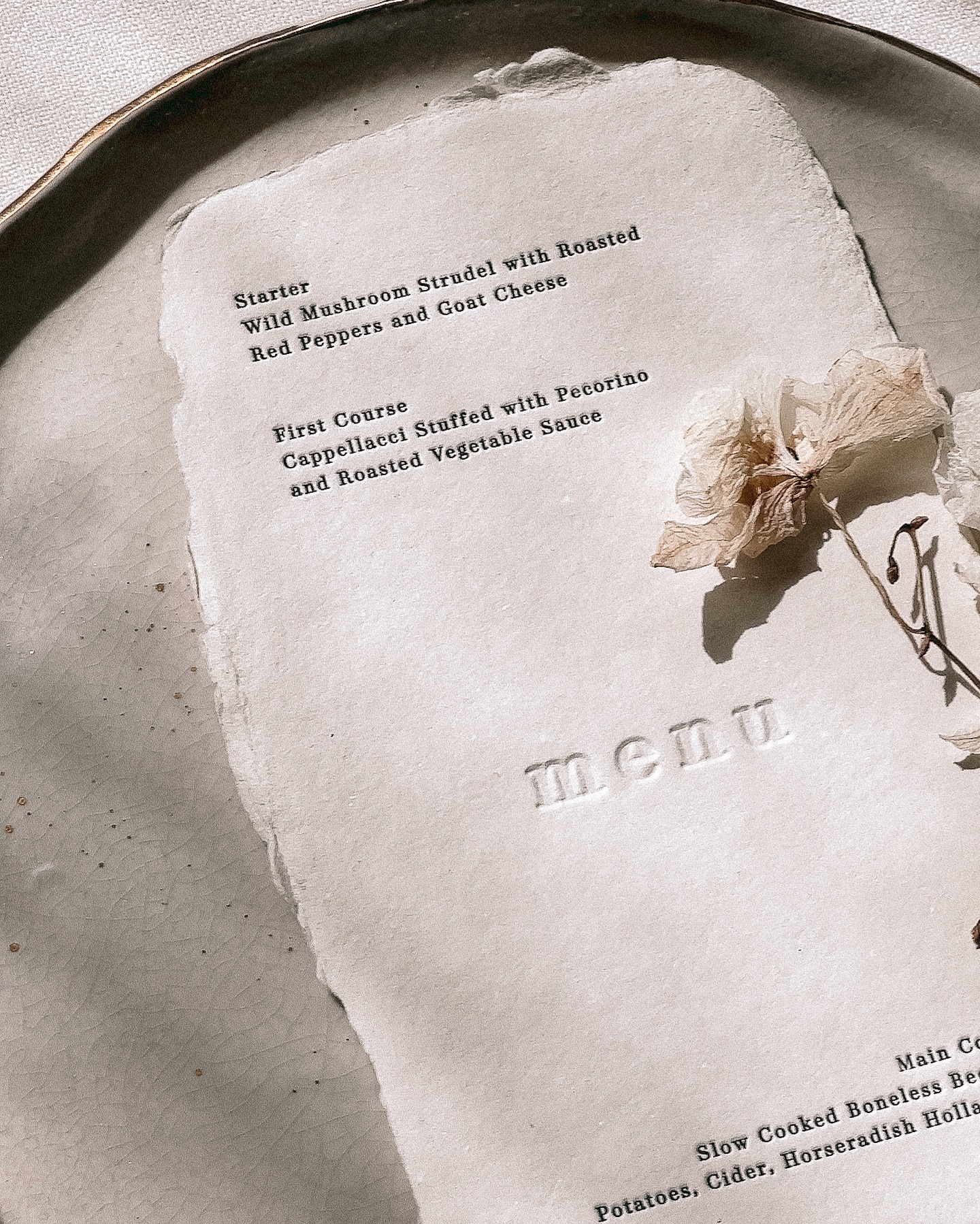 How To Elevate Your Wedding Day With Unique Wedding Menus | Wedded ...