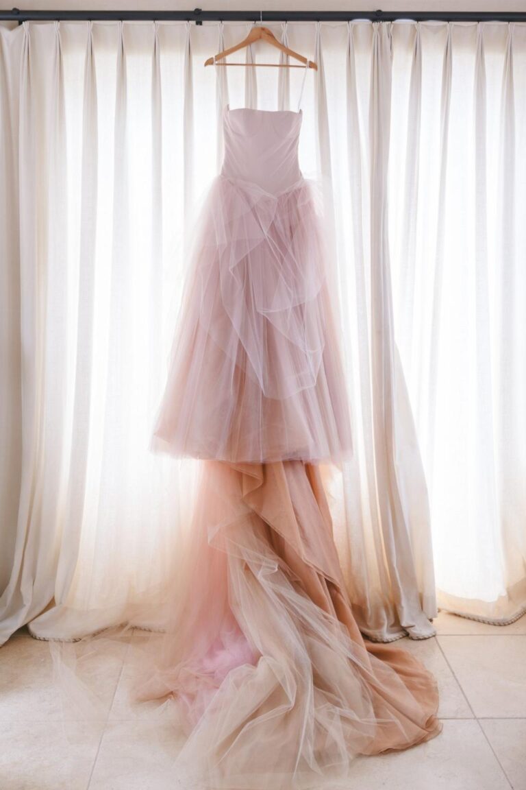 Influencer Tammy Hembrow Gets Married in a Dreamy Pink Wedding Gown ...