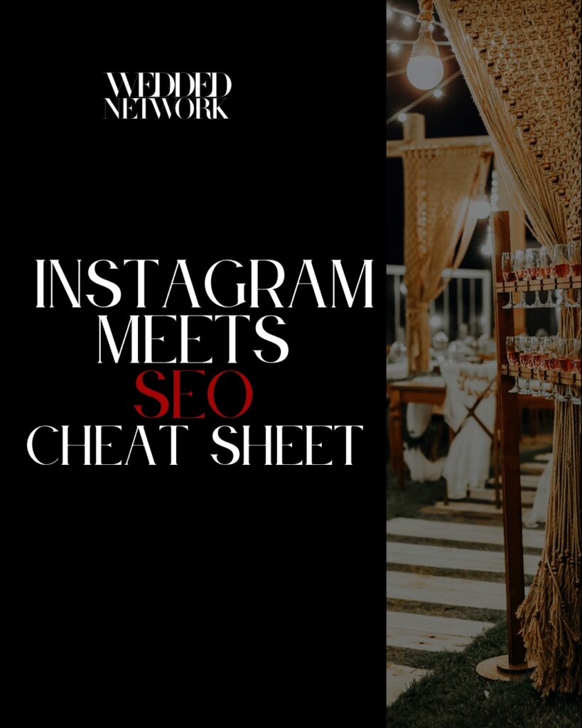 The SEO Cheat Sheet for Instagram To Get Bookings