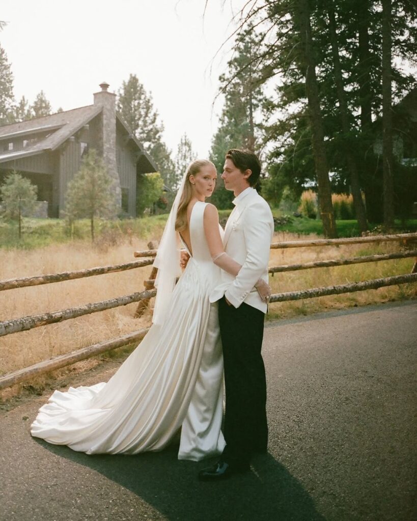 Patrick Schwarzenegger & Abby Champion’s Western-Chic Wedding Had a Surprise White Lotus Crossover